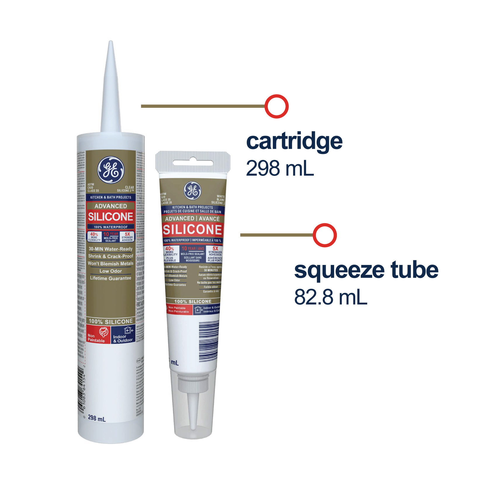 GE Sealants | Advanced Silicone 2® Kitchen & Bath Sealant